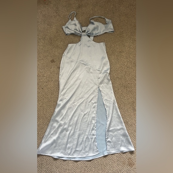 Amazon | Dresses | Amazon Light Blue Maxi Dress | Poshmark